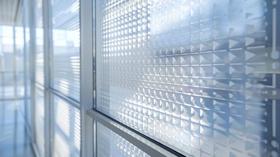 The Alternating Patches of Transparent and Opaque Areas Create a Visual ...