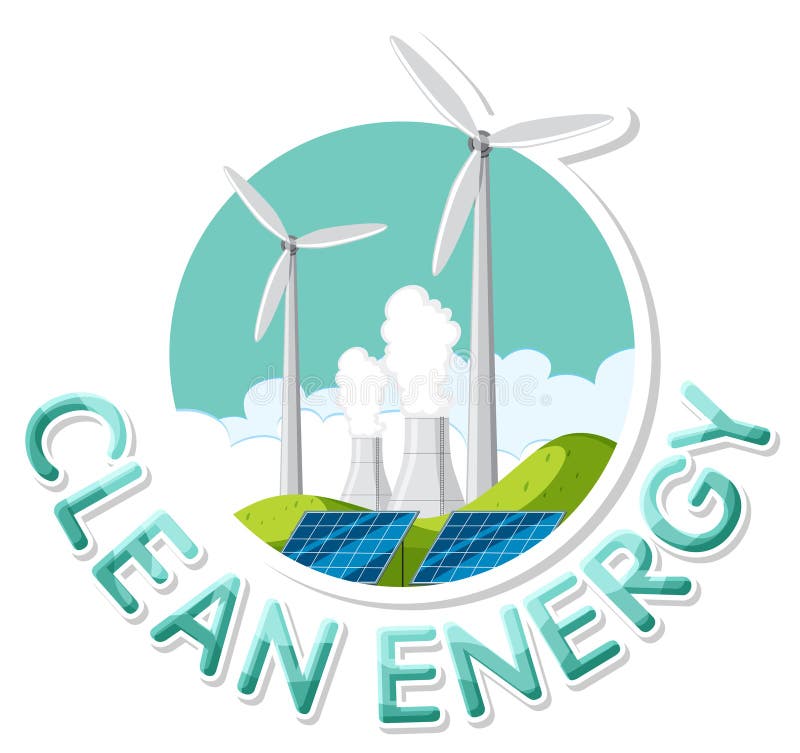 Alternative Clean Energy Vector Concept Stock Vector - Illustration of ...