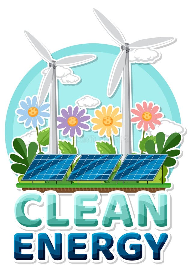 Alternative Clean Energy Vector Concept Stock Vector - Illustration of ...