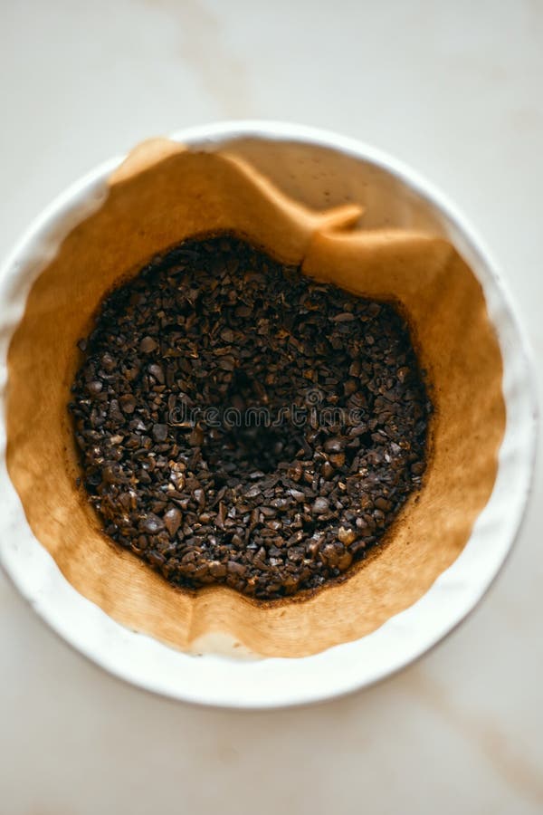 Alternative Coffee Brewing Method, Using Pour Over Dripper Stock Photo ...