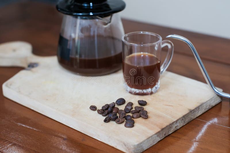 Alternative Coffee Brewing Method or V60 Method, Using Pour Over ...
