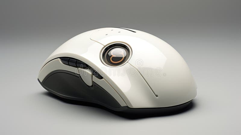 Alternative Computer Mouse White Stock Illustration - Illustration of ...