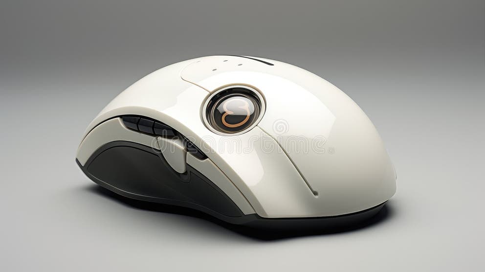 Alternative Computer Mouse White Stock Illustration - Illustration of ...