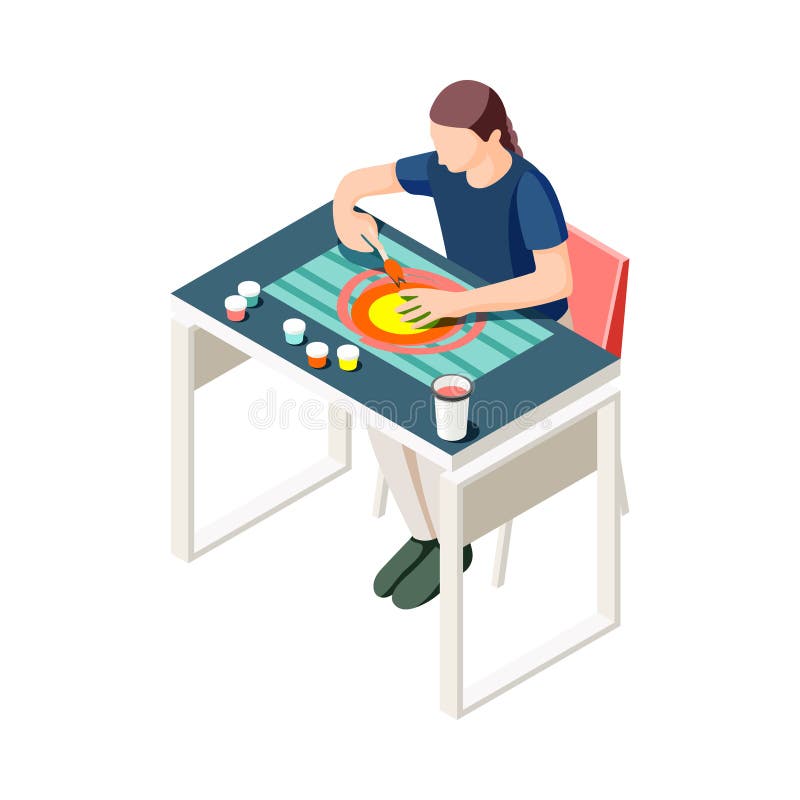 Alternative Education Drawing Composition Stock Vector - Illustration ...