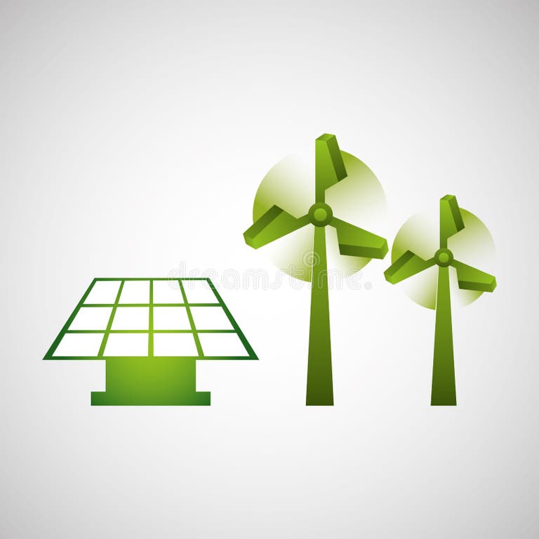 Alternative energy design stock illustration. Illustration of renewable ...
