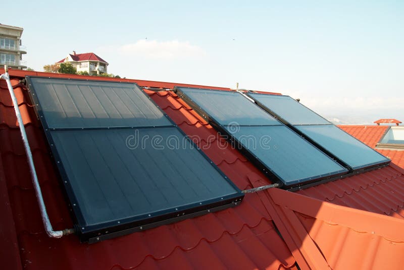 Alternative Energy- Solar System Stock Photo - Image of conservation ...