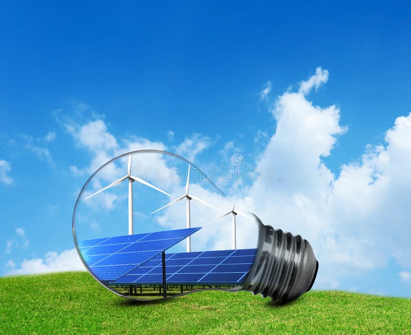 523 Solar Panels Light Bulb Stock Photos - Free & Royalty-Free Stock ...