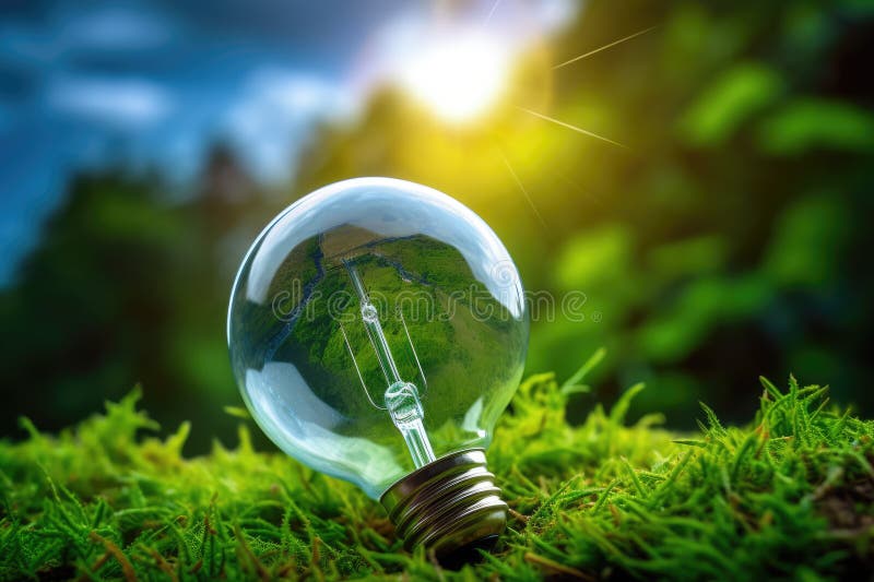 Alternative Energy Sources and Energy Efficiency. Generative AI Stock ...