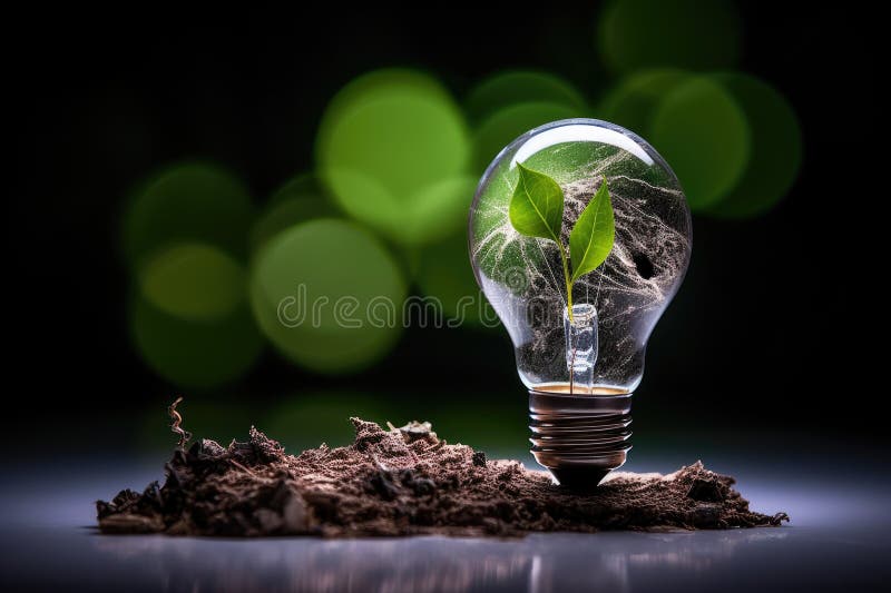 Alternative Energy Sources and Energy Efficiency. Generative AI Stock ...