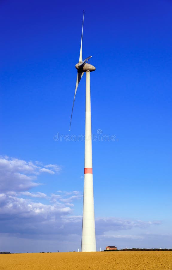 Alternative Energy with Wind Turbine Stock Image - Image of windmill ...