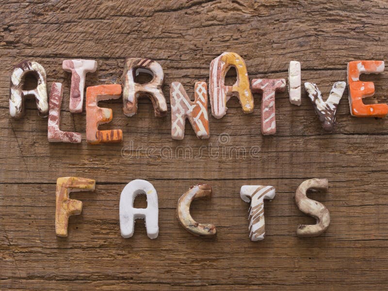 Alternative Facts concept stock image. Image of choice - 84887069