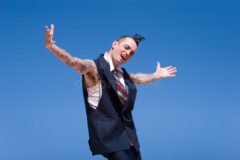 Alternative fashion man stock image. Image of jacket, handsome - 5060655