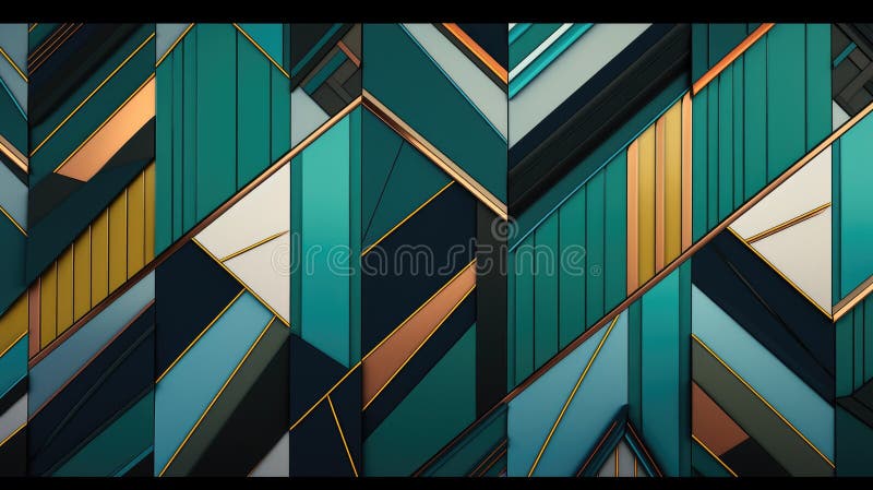 Alternative Geometric Multi Color Painted Wall Concept. Background ...