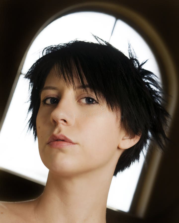 Alternative Girl Portrait in Portrait Stock Photo - Image of glamour ...