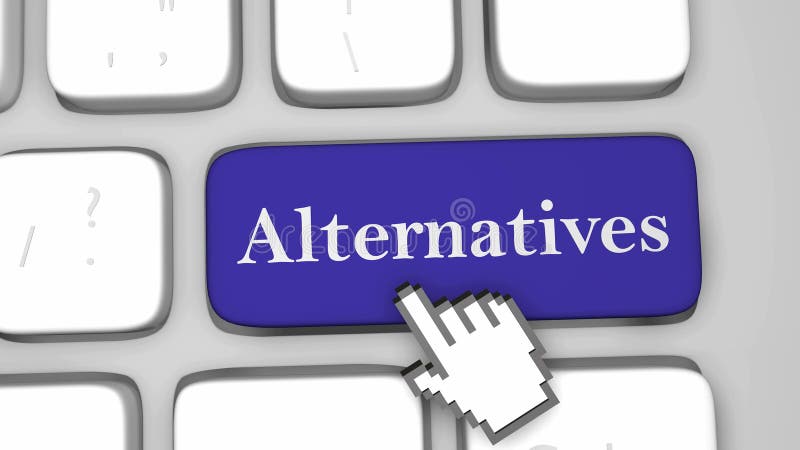 Alternative keyboard key stock illustration. Illustration of concept ...