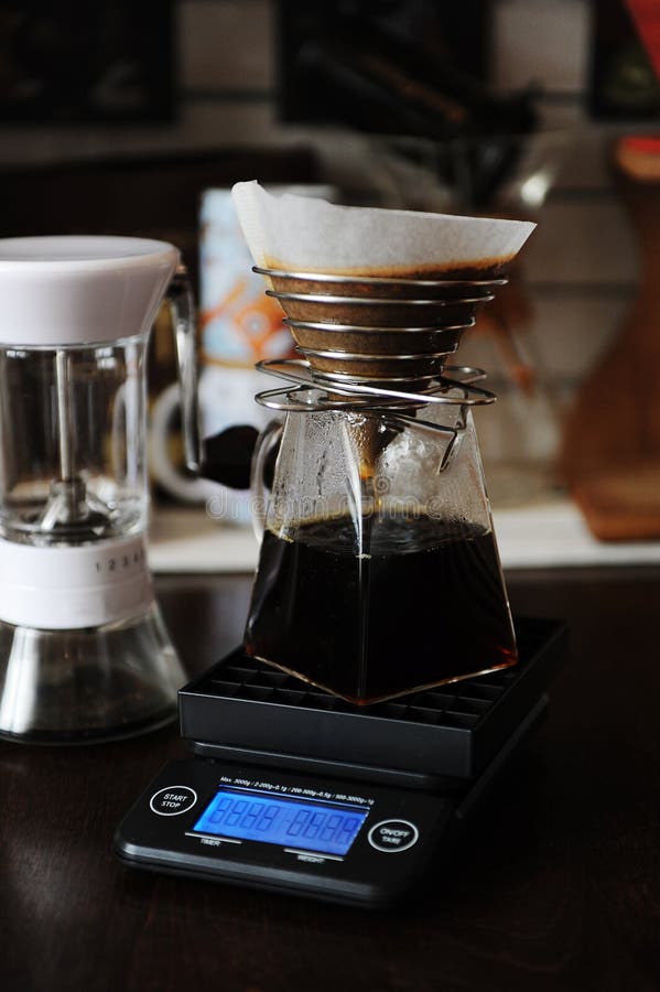 Alternative Manual Coffee Brewing with Paper Filter in Stainless Steel ...