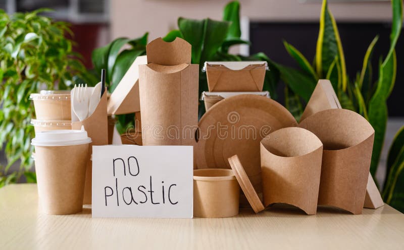 Alternative Materials To Replace Plastic. Stock Image - Image of craft ...