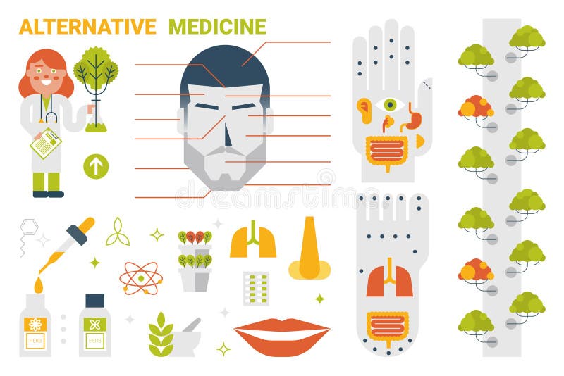 Alternative medicine stock illustration. Illustration of health - 42368080