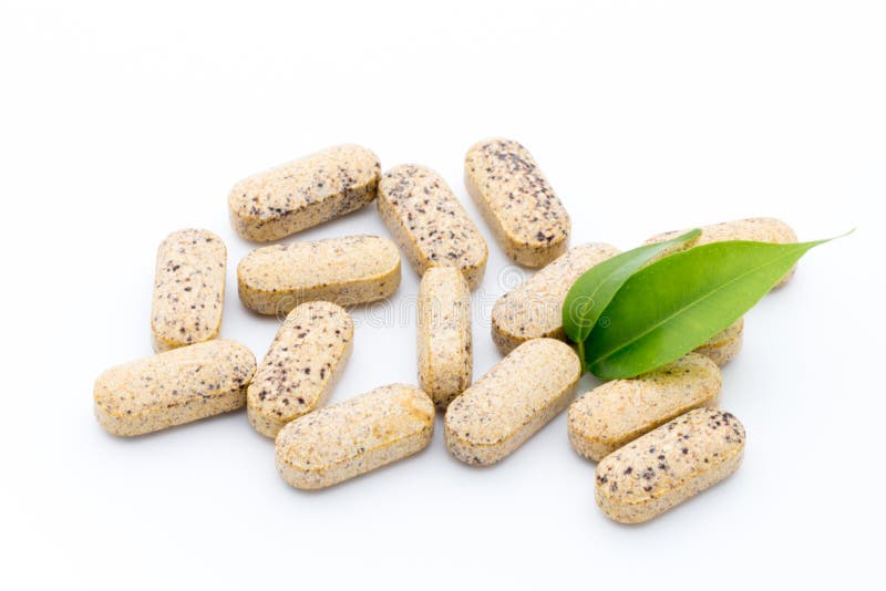 Alternative Medicine. Vitamin Capsules. Homeopathic Supplement. Stock ...