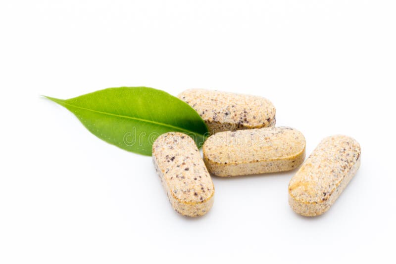 Alternative Medicine. Vitamin Capsules. Homeopathic Supplement. Stock ...