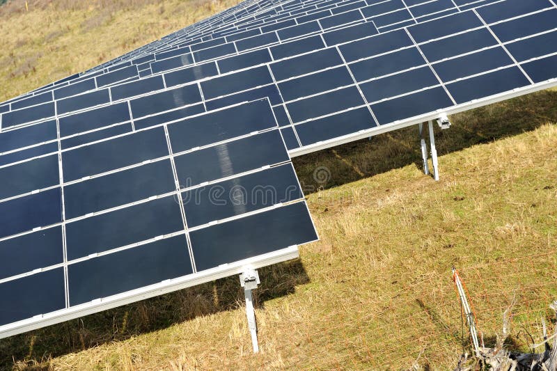 Alternative Photovoltaic Solar Panels Stock Image - Image of collector ...