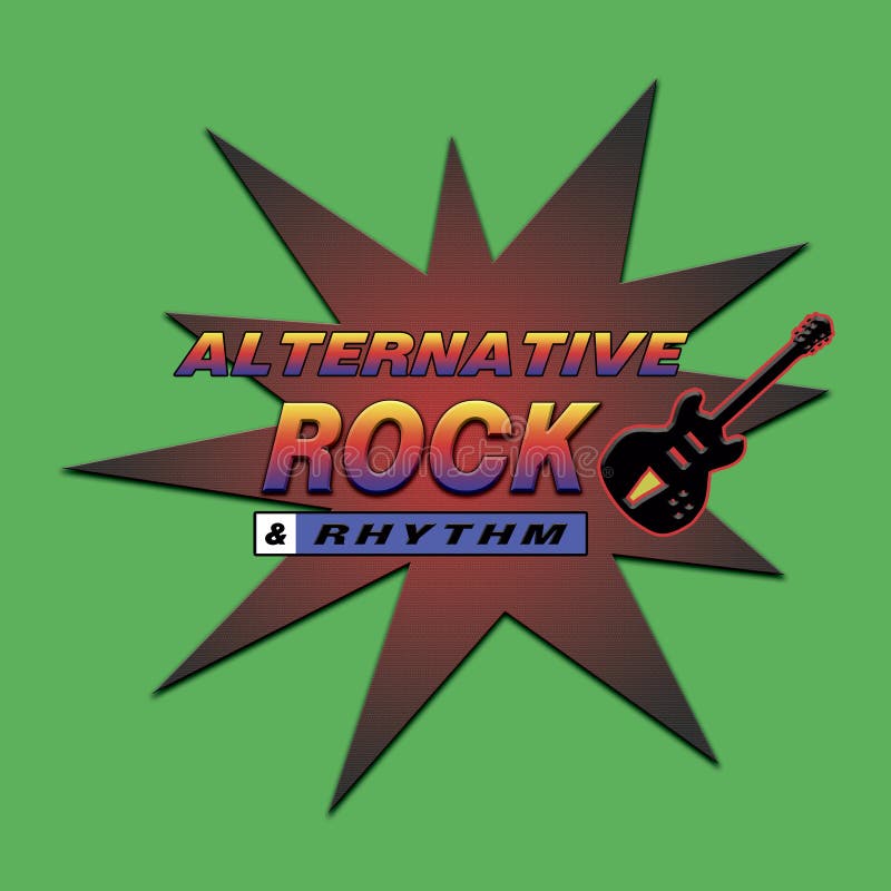 Alternative Rock Graphic for Apparel, Tee Design,vector Illustration ...