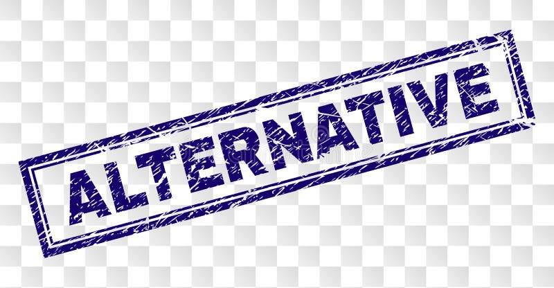 Grunge ALTERNATIVE Rectangle Stamp Stock Vector - Illustration of dirty ...