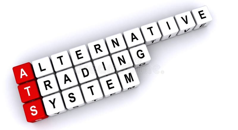 Alternative Trading System stock illustration. Illustration of graphic ...