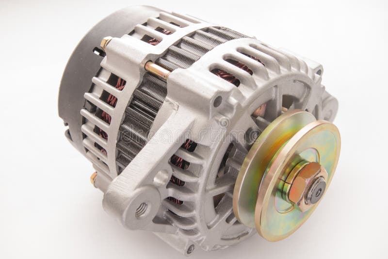 Alternator for the car stock image. Image of mechanics - 39474039
