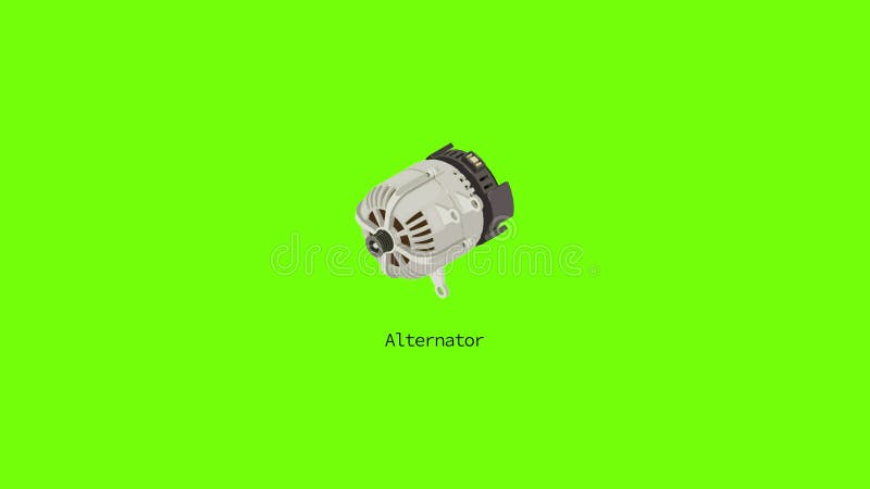 Alternator icon animation stock footage. Video of electric - 217976996