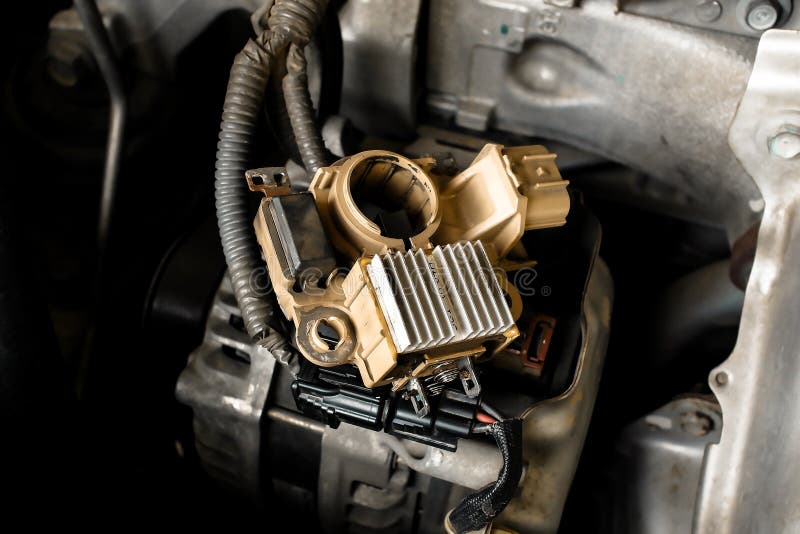 Alternator Rectifier or Bridge Rectifier of Car Alternator Stock Photo ...
