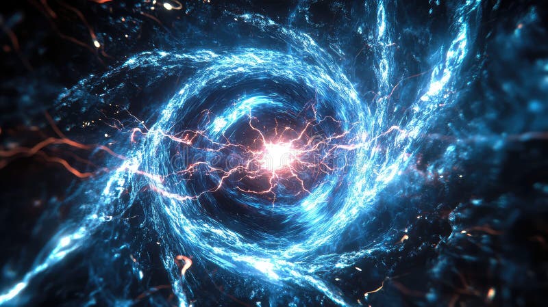 Alternator Rotating Electric Current Stock Illustration - Illustration ...