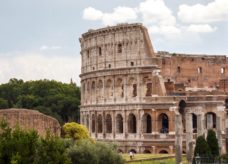 Das Colosseum, Altes Rom, Italien Stockfoto - Bild von europa ...