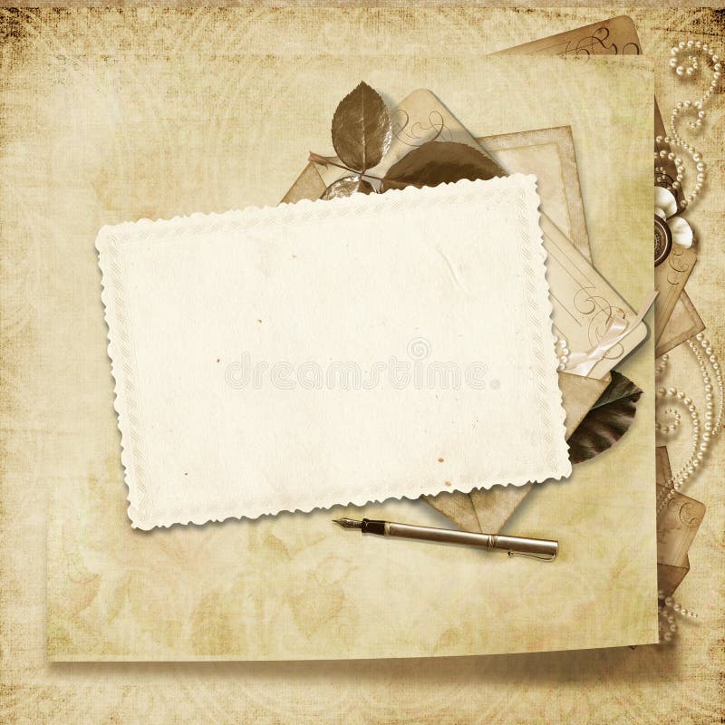 Altes Feld Auf Victorianhintergrund Stock Abbildung - Illustration von ...