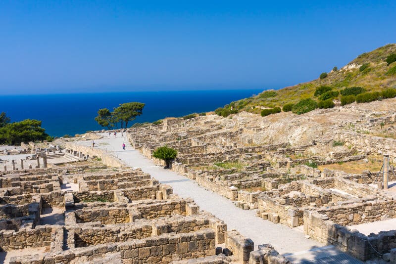 Kamiros, Alte Ruinen, Rhodos Stockfoto - Bild von kamiros, rhodos: 31364924