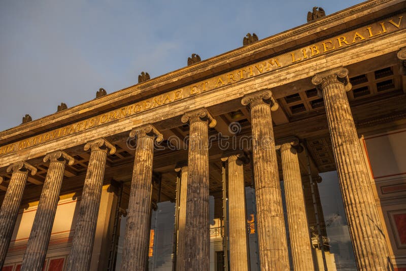 Altes Museum, Berlin stock image. Image of berlin, columns - 68986179