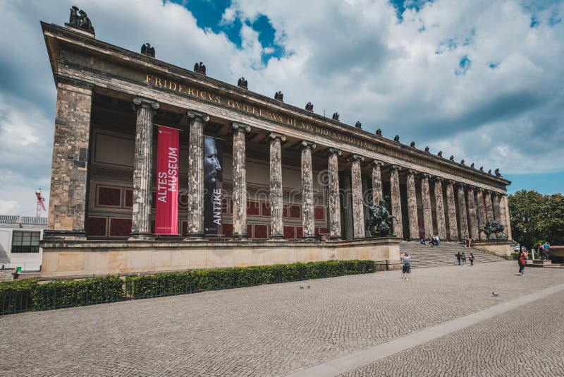 The Altes Museum / Old Museum at Museum Island in Berlin, Mitte ...