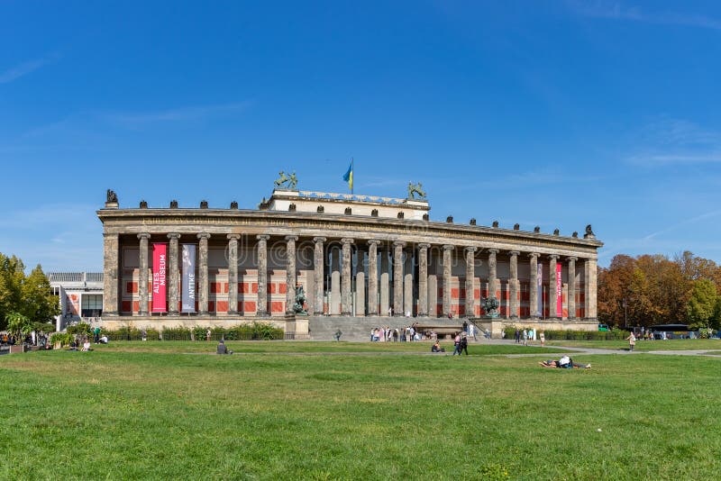 Altes Museum editorial image. Image of columns, banners - 301312170