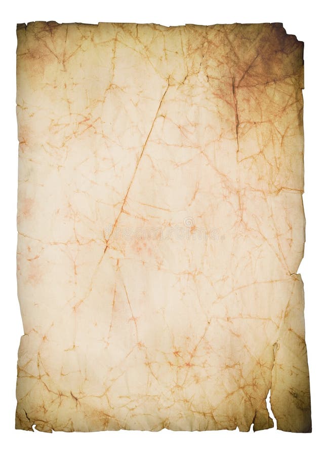 Blatt sehr alten Papiers stock abbildung. Illustration von feld - 8136955