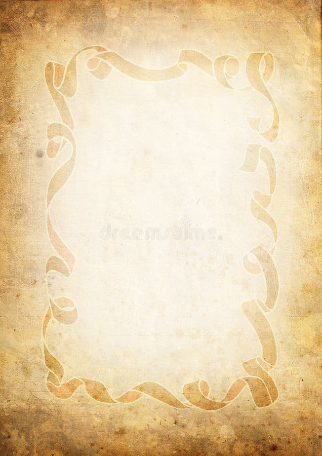 Altes Papier stock abbildung. Illustration von verfasser - 4624638