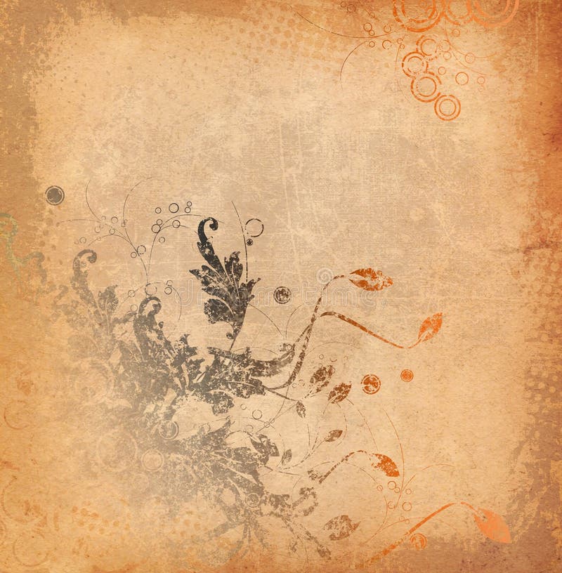 Altes Papier Mit Grunge Rand Stockfoto - Bild von rand, papyrus: 47705294