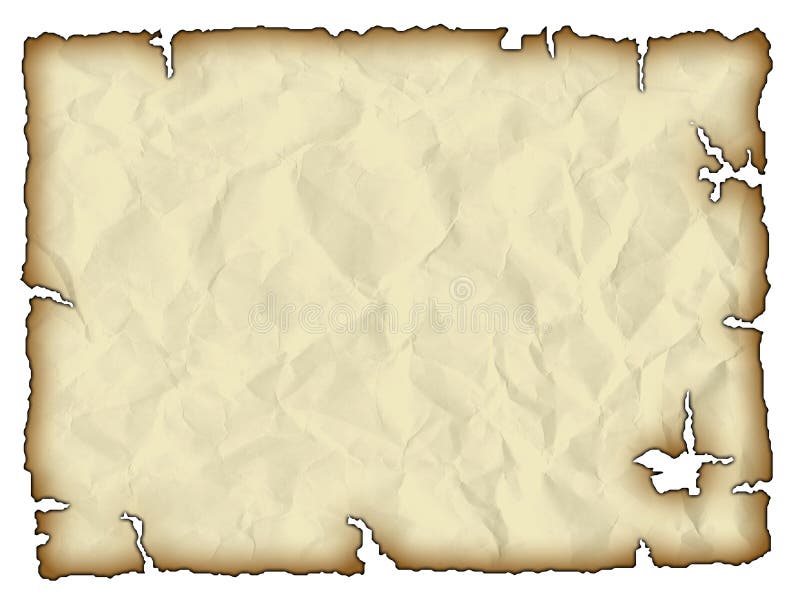 Pergament-Schatzkarte Der Piraten Lokalisiert Mit Stock Abbildung ...