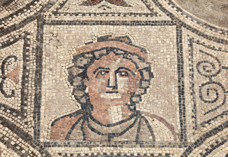 Altes römisches Mosaik stockfoto. Bild von antike, archäologisch - 32977142