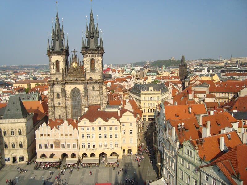 Altes Rathaus Prag redaktionelles stockfoto. Bild von astronomisch ...
