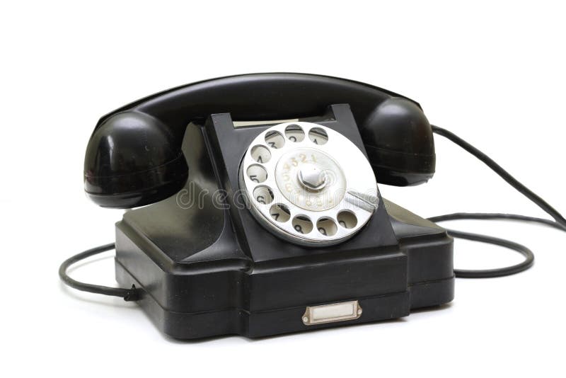 Altes Telefon stockfoto. Bild von wiederbelebung, hörer - 6807758