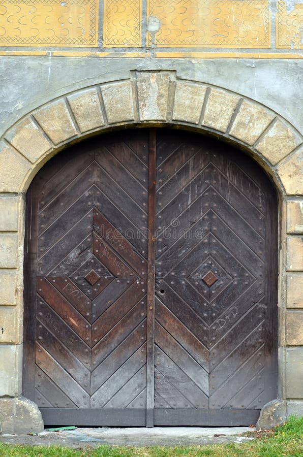 Altes Mittelalterliches Schlosstor Schwarzweiss-Foto Pekings, China ...
