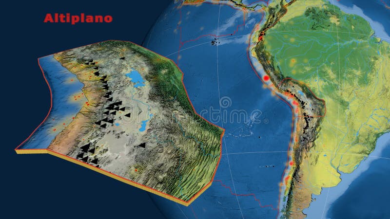Altiplano Plate Described and Presented - Topographic Stock ...