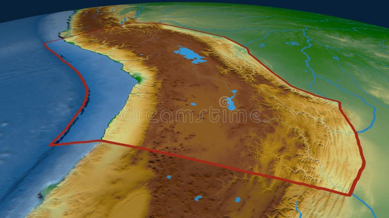 Altiplano Plate Outlined - Physical Stock Illustration - Illustration ...