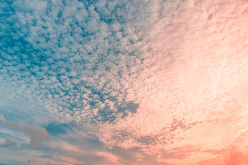 Cloud in Bright Rainbow Colors and Colorful Smooth Sky in Dusk Stock ...