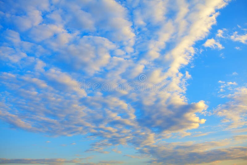 Altocumulus clouds stock photo. Image of dreaming, landscape - 195461876